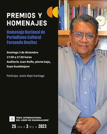 Jesús Alejo Santiago recibirá el Homenaje Nacional de Period