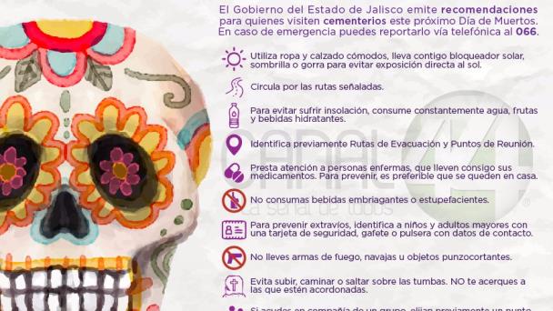 Infografía | Recomendaciones para el Día de Muertos