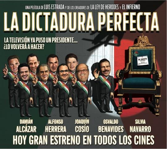 'La dictadura perfecta', la película más vista en México durante el 2014