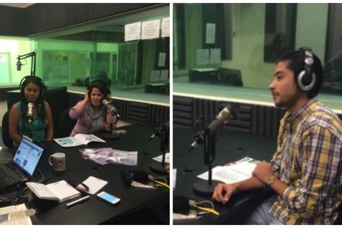 Fabiola Acosta, Fátima Ortega e Ismael Vázquez, de la revista Éxito