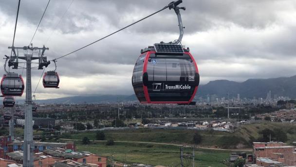 Inauguran el primer teleférico en Bogotá
