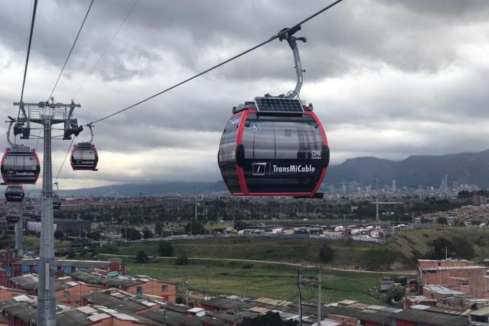 Inauguran el primer teleférico en Bogotá