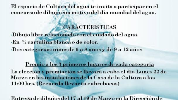 Cultura del Agua invita a niñez a participar en concurso de dibujo