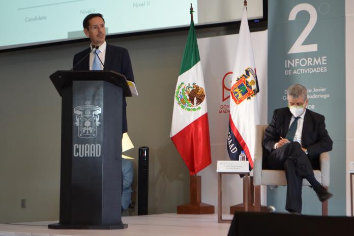 Rector del CUAAD destaca adaptación a la virtualidad durante segundo informe de actividades
